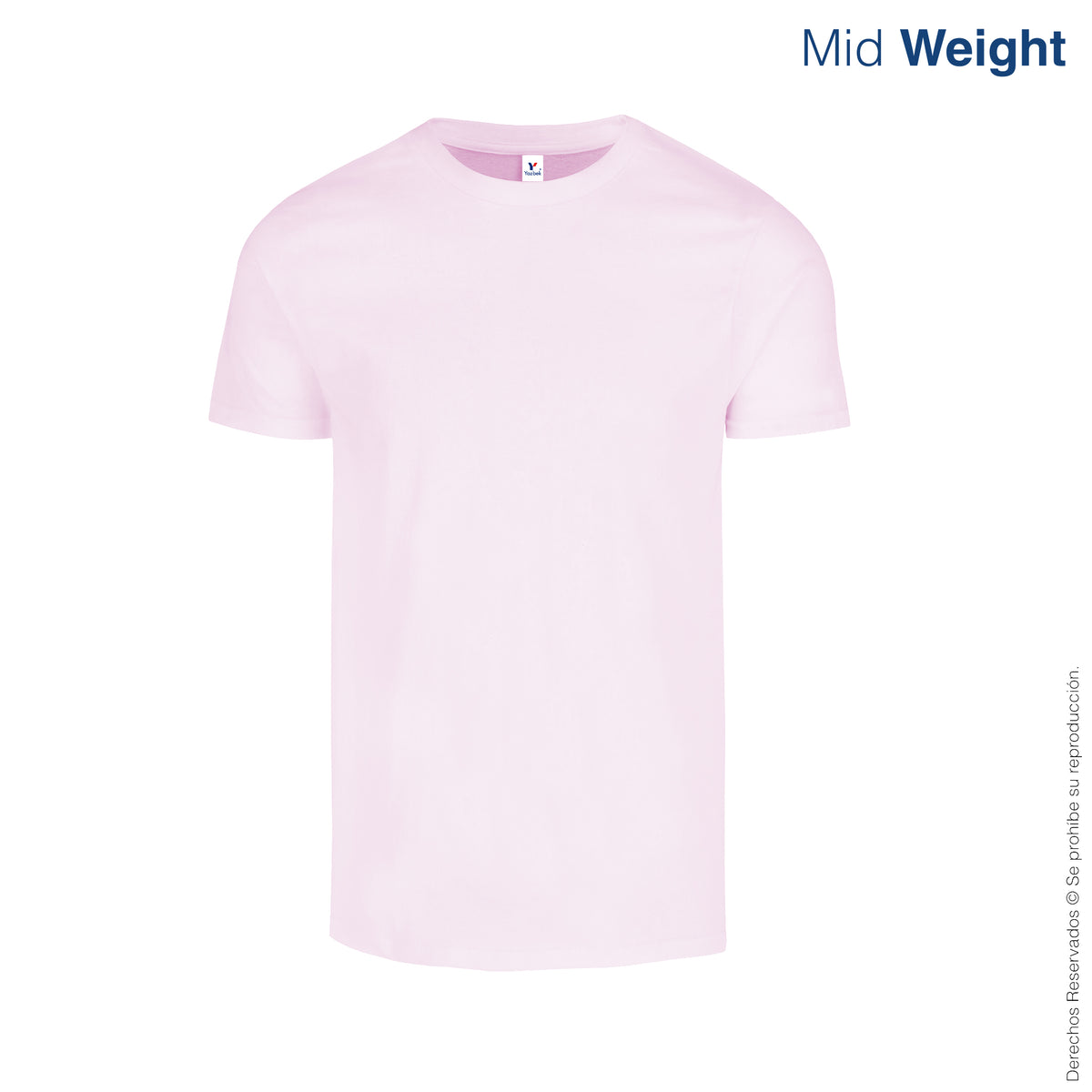 Playera Cuello Redondo Manga Corta para Caballero · 100% Algodón · Ros ...