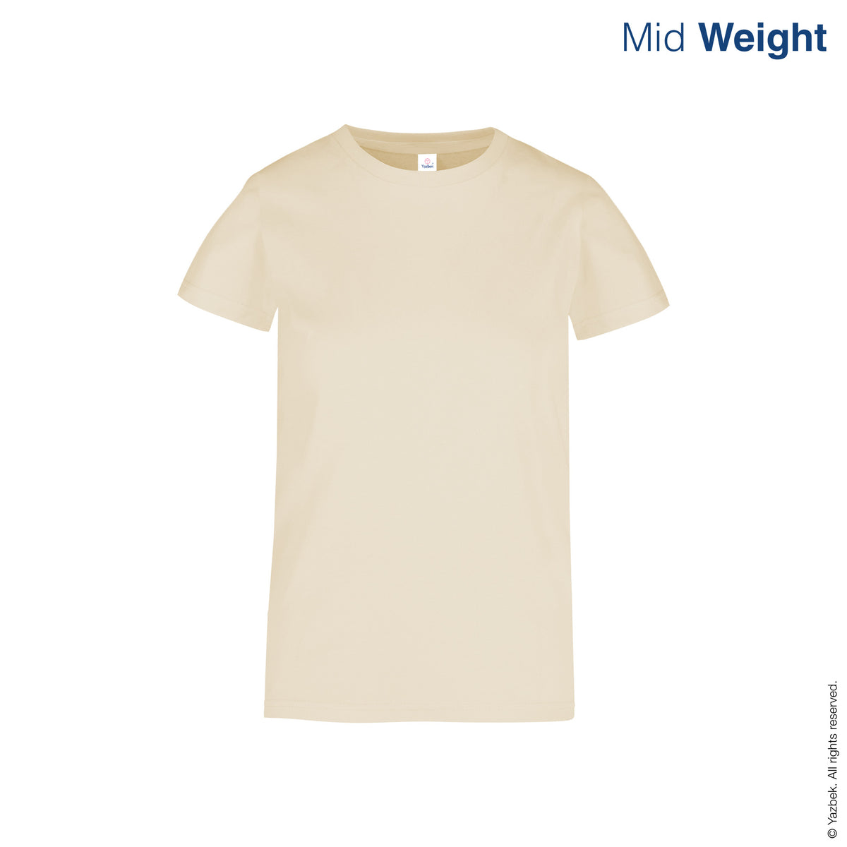 Playera Cuello Redondo Manga Corta para Dama · 100% Algodón · Color Ar ...