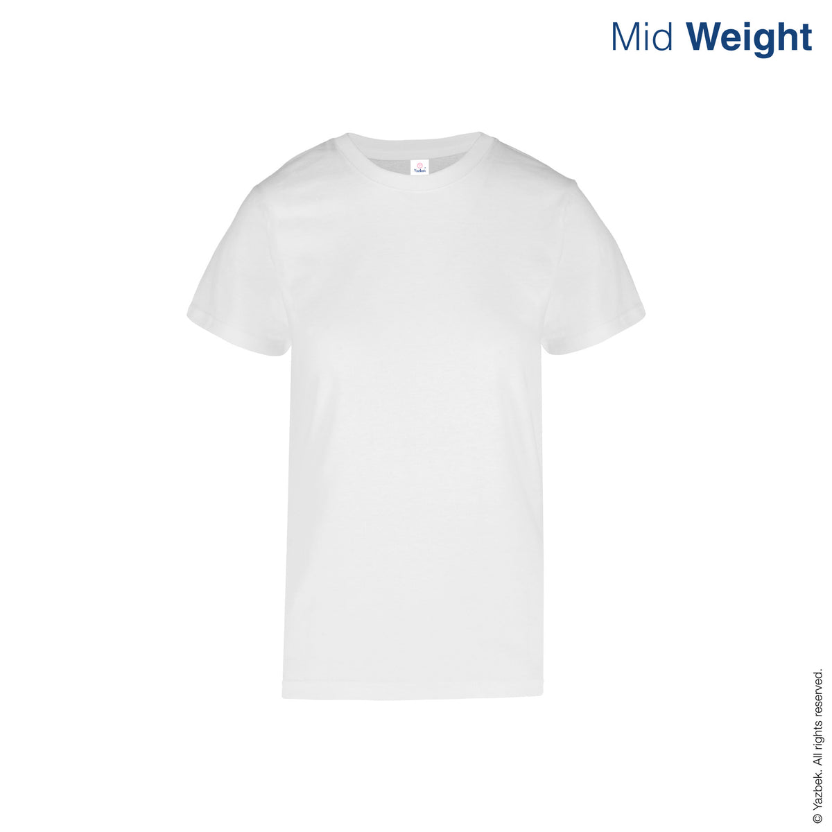 Playera Cuello Redondo Manga Corta para Dama · 100% Algodón · Color Bl ...